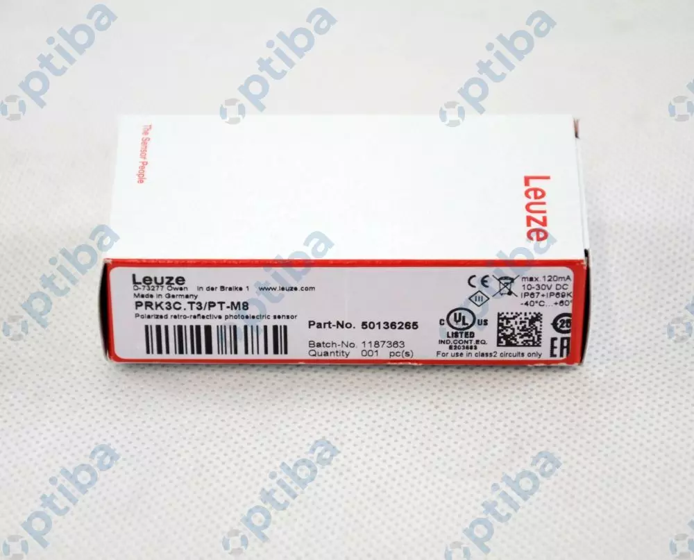 Czujnik fotoelektryczny PRK3C.T3/PT-M8 50136265 - Optiba