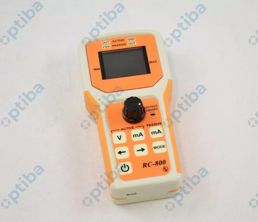 Zadajnik uniwersalny RC-800 pasywny i aktywny kalibrator sygnałów analogowych 0-15V; 0-25mA; 0 ...